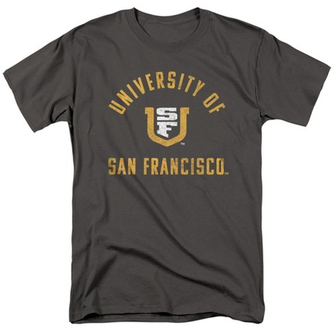 University Of San Francisco Official Dons Logo Adult T Shirt,charcoal ...