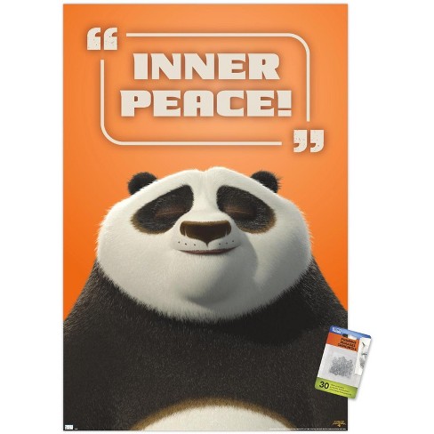 Trends International Kung Fu Panda 4 - Inner Peace Unframed Wall Poster ...