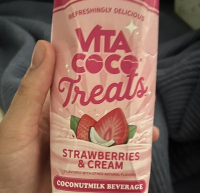 Vita Coco Treats Strawberries & Cream Coconut Milk Drink - 16.9 Fl Oz ...