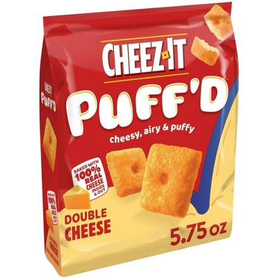 Cheez-it Puff'd Double Cheese Crackers - 5.75oz : Target
