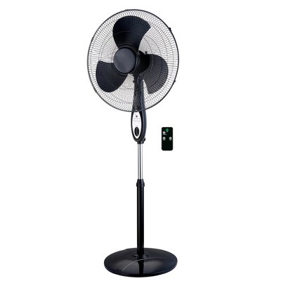 Optimus 16in Oscillating Stand Fan In White : Target