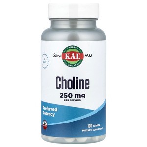 KAL Choline, 100 Tablets (125 mg per Tablet) : Target