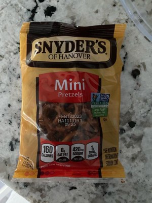 Snyder's Of Hanover Mini Pretzels - 3.5oz : Target