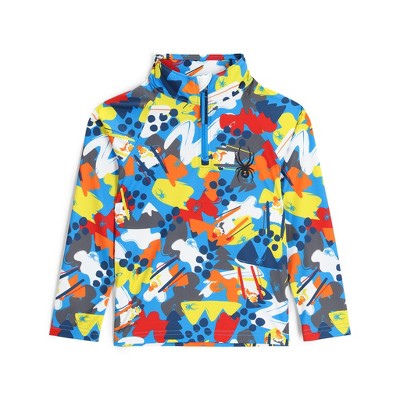 Spyder Toddler Boy's Glacial Half Zip Ski Base Layer Sweater Jacket ...