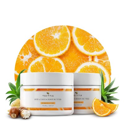 Tree To Tub Shea Body Butter For Dry, Sensitive Skin - Moisturizing ...