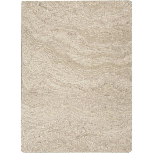 Nourison Graceful Modern Indoor Rug Taupe 8'6" X 11'6" : Target