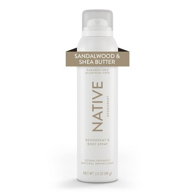 Native Deodorant & Body Spray - Sandalwood & Shea Butter - Aluminum ...
