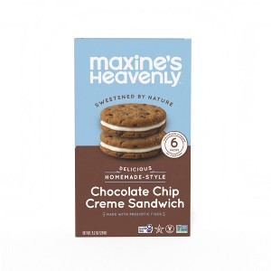 Maxine's Heavenly Chocolate Chip Crème Sandwich Cookie - 9.2oz : Target