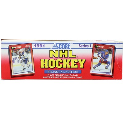 Score NHL 1991-92 Score Hockey Series 1 Bilingual Wax Box : Target