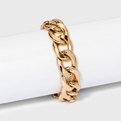 Brass Beaded Bracelet 3pc - A New Day™ Gold : Target