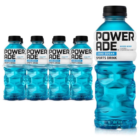 Powerade Zero Mixed Berry Sports Drink - 8pk/20 Fl Oz Bottles : Target