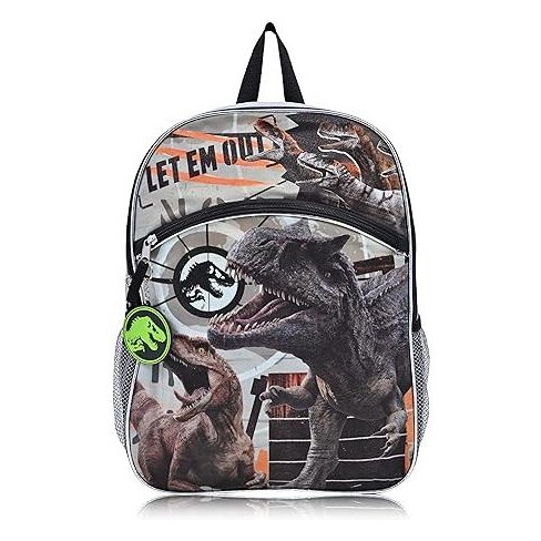 Jurassic World Boys Dinosaur And Raptor School Backpacks For Kids : Target