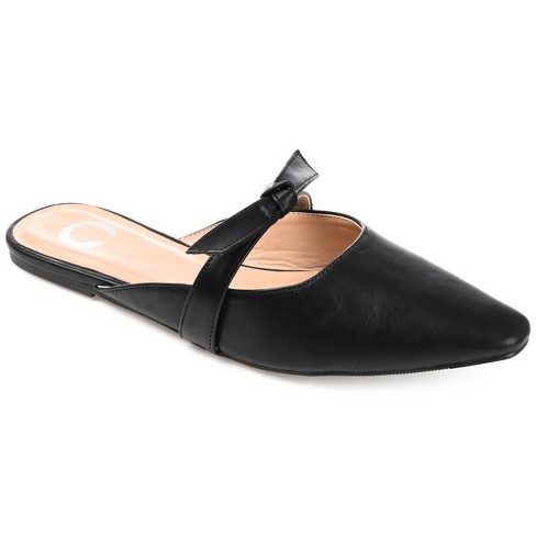 Journee Collection Womens Missie Slip On Square Toe Mules Flats Black 6 ...