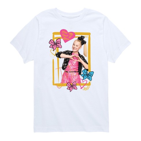 Jojo Siwa Jojo Love Short Sleeve Graphic T-shirt - White - 3t : Target