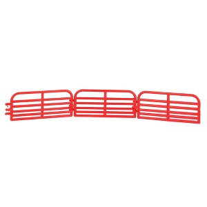 Standi Toys 1/64 Red (3)10 feet to Scale Cattle Gate for Fence Farm Toy ...
