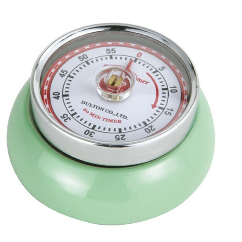 Zassenhaus Magnetic Retro 60 Minute Kitchen Timer, 2.75-inch, Mint ...