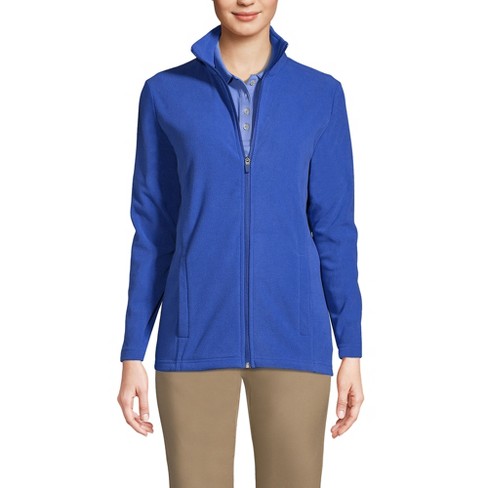 Lands' End Women's Tall Thermacheck 100 Fleece Jacket - Large Tall ...
