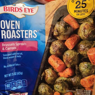 Birds Eye Frozen Oven Roasters Brussel Sprouts & Carrots - 15oz : Target