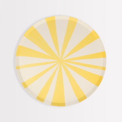 Meri Meri Pink Stripe Side Plates (pack Of 8) : Target