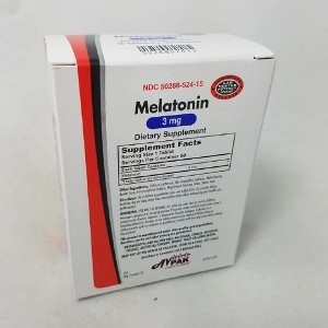 AvKARE Melatonin 3 mg Tablets for Sleep Cycle and Relaxation Support ...