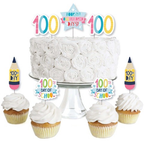 Big Dot Of Happiness Happy 100th Day Of School - Dessert Cupcake ...
