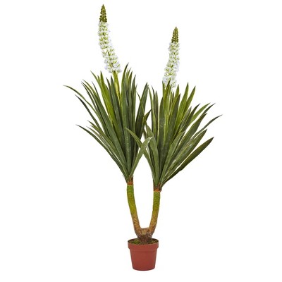Nearly Natural 57-in Flowering Yucca Plant : Target