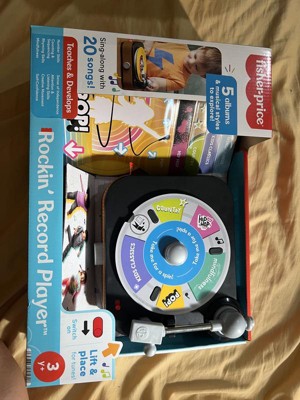 Fisher-price Rockin' Record Player Musical Toy For Preschool Pretend ...