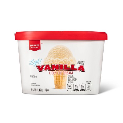 Vanilla Light Ice Cream - 48oz - Market Pantry™ : Target