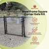 Adjust-a-gate Fit-right Adjustable Steel Frame Square Corner Gate Kit ...