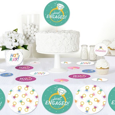 Big Dot Of Happiness Just Engaged - Colorful - Engagement Party Giant ...