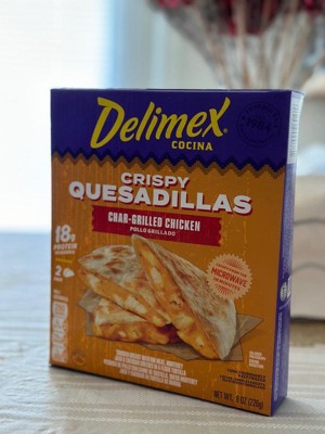 Delimex Frozen Quesadillas Char Grilled Chicken - 8oz/2ct : Target
