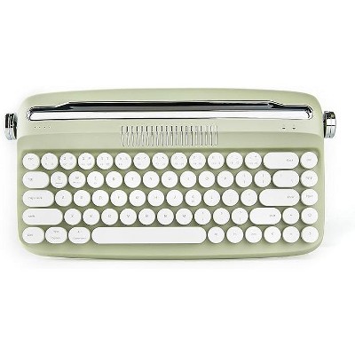 YUNZII Upgraded Wireless Typewriter Keyboard, Retro Aesthetic with ...