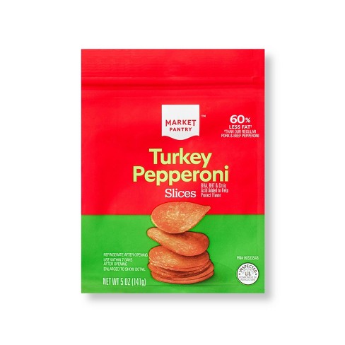 Turkey Pepperoni Slices - 5oz - Market Pantry™ : Target