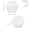 Cornucopia Brands Gallon Plastic Container Candy Jars, 2pk; Hexagon ...