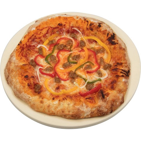 Cucinapropizza Stone For Oven, Grill, Bbq - Round 5/8 Inch Extra Thick ...