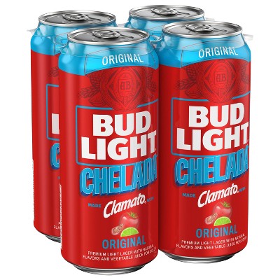 Bud Light & Clamato Beer - 4pk/16 Fl Oz Cans : Target