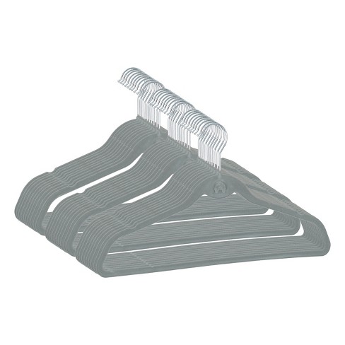 Trio Home Heavy Duty Velvet Hangers With Cascade Hook, 360 Degree ...