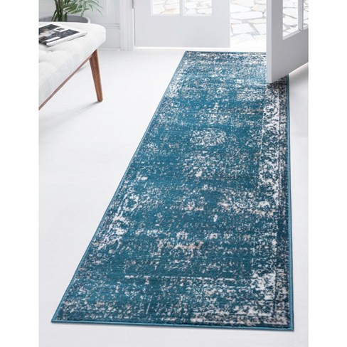 Unique Loom 2' 0 X 9' 10 Sofia Casino Blue Area Rug : Target