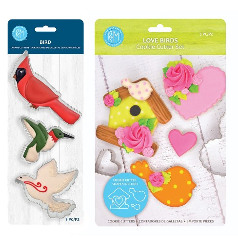 R&m International Birds Cookie Cutter Set, 8 Piece : Target