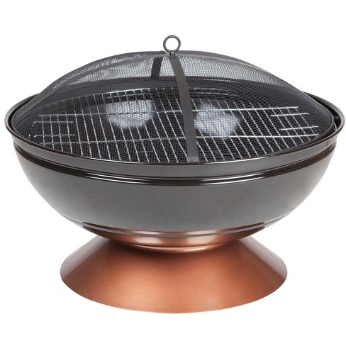 Fire Sense 62242 Degano 26" Round Fire Pit - Black Copper : Target