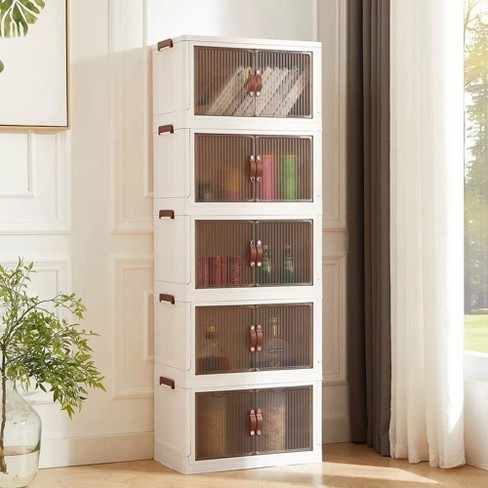 Vecelo Foldable Storage Bins Plastic Toy Lockers/clothes Stackable ...