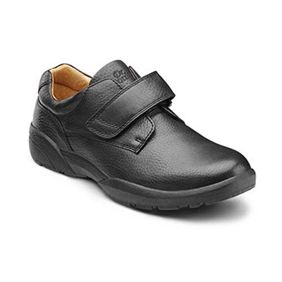 Dr. Comfort William Black Diabetic Shoes For Men-easy Off With ...