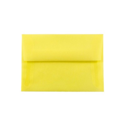 Jam Paper 4bar A1 Translucent Vellum Invitation Envelopes 3.625 X 5.125 ...