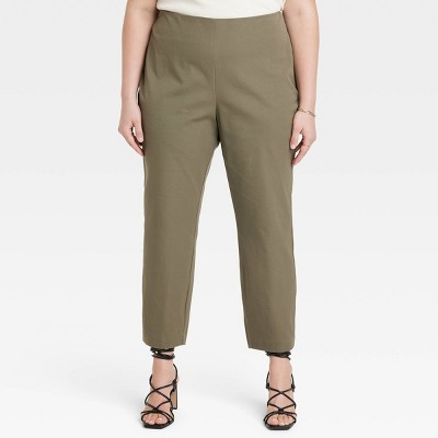 Women's Bi-stretch Skinny Pants - A New Day™ Olive 20 : Target