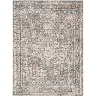 Nourison Cozy Modern Abstract Indoor Area Rug Grey Ivory 5'3"x7' : Target