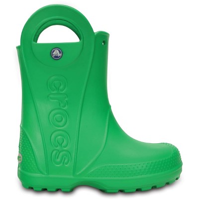 Crocs Kids Handle It Rain Boots, C11, Grass Green : Target