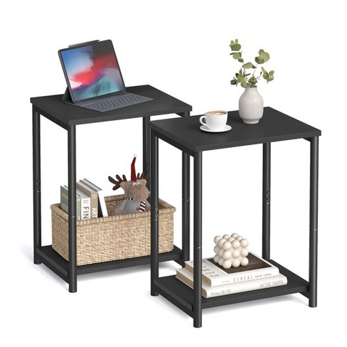 Vasagle Side Tables Set Of 2, Small End Table, Nightstand For Living ...