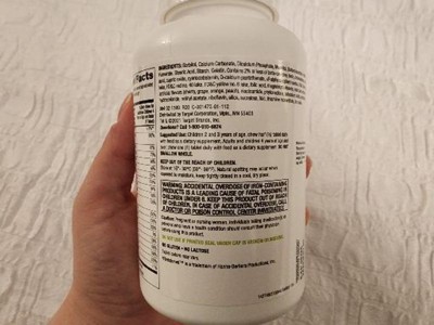 Kids' Complete Multivitamin Chewable Tablets - Orange, Grape & Cherry ...