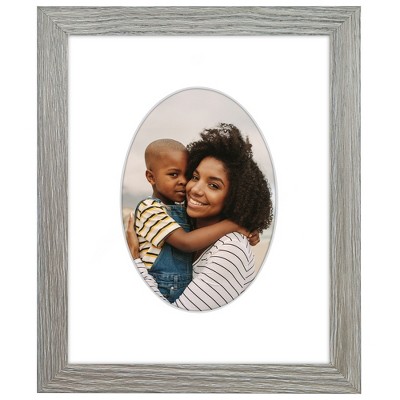 Americanflat 5x7 Picture Frame With Oval Mat Insert And Shatter ...
