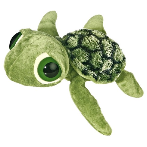 Aurora Dreamy Eyes 10" Slide Sea Turtle Green Stuffed Animal : Target